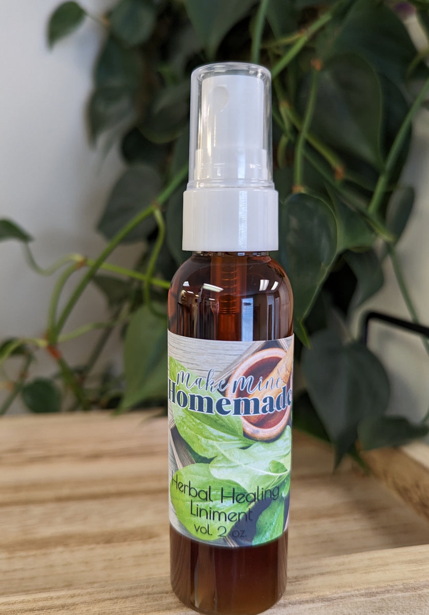 Herbal Healing Liniment Spray – MakeMineHomemade